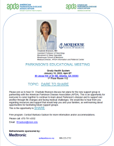 Georgia Chapter | American Parkinson Disease Association